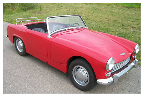 1961-64 Austin Healey Sprite Mark II Convertible Tops and Convertible ...