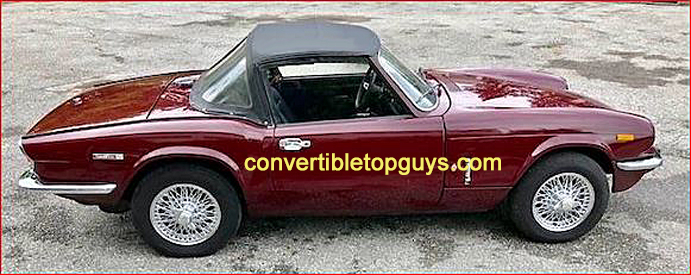 1971-80 Triumph Spitfire Mark IV and 1500 Convertible Tops and ...
